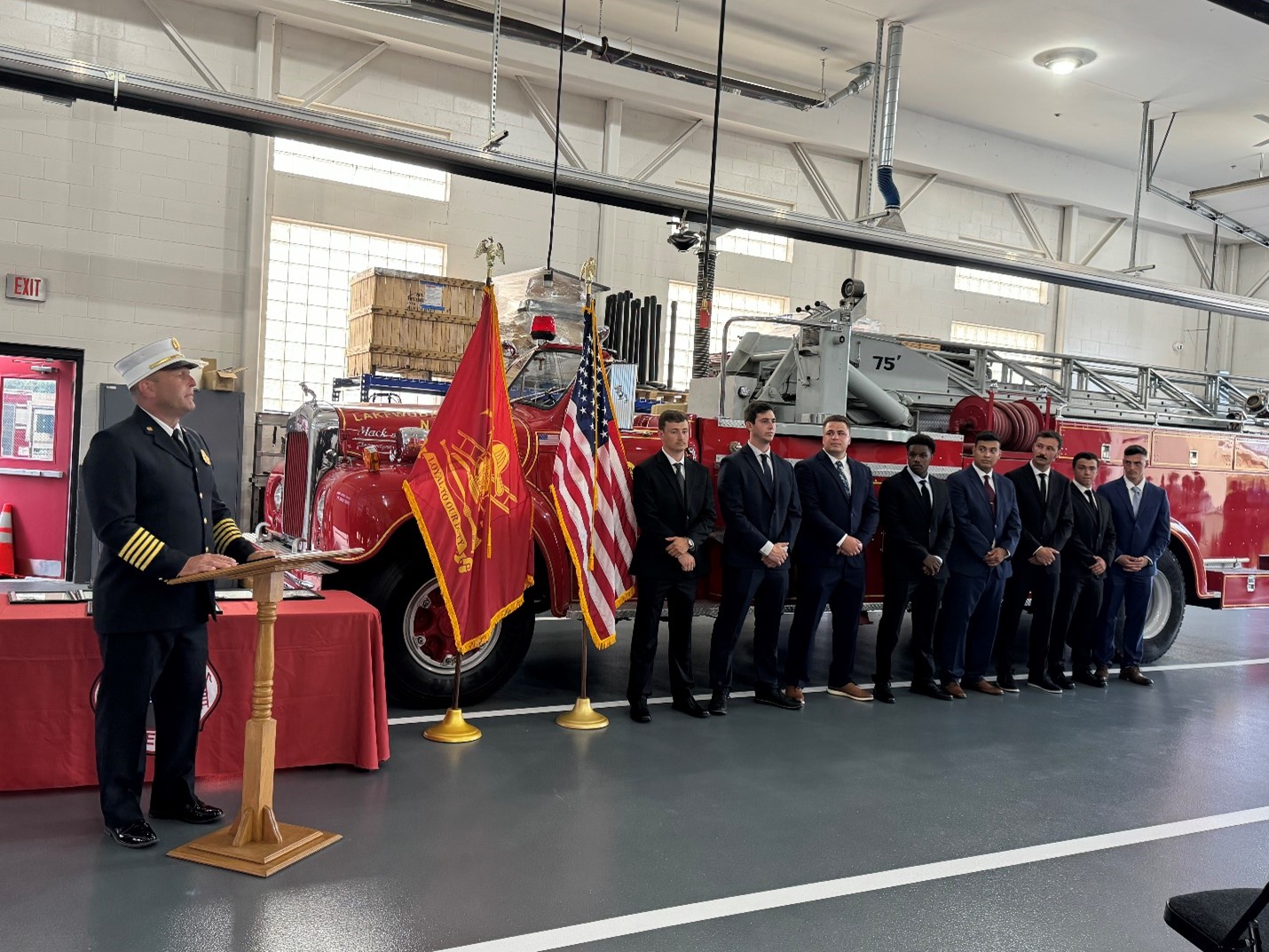 Fire Department Welcomes Eight New Full-Time Career Firefighters ...